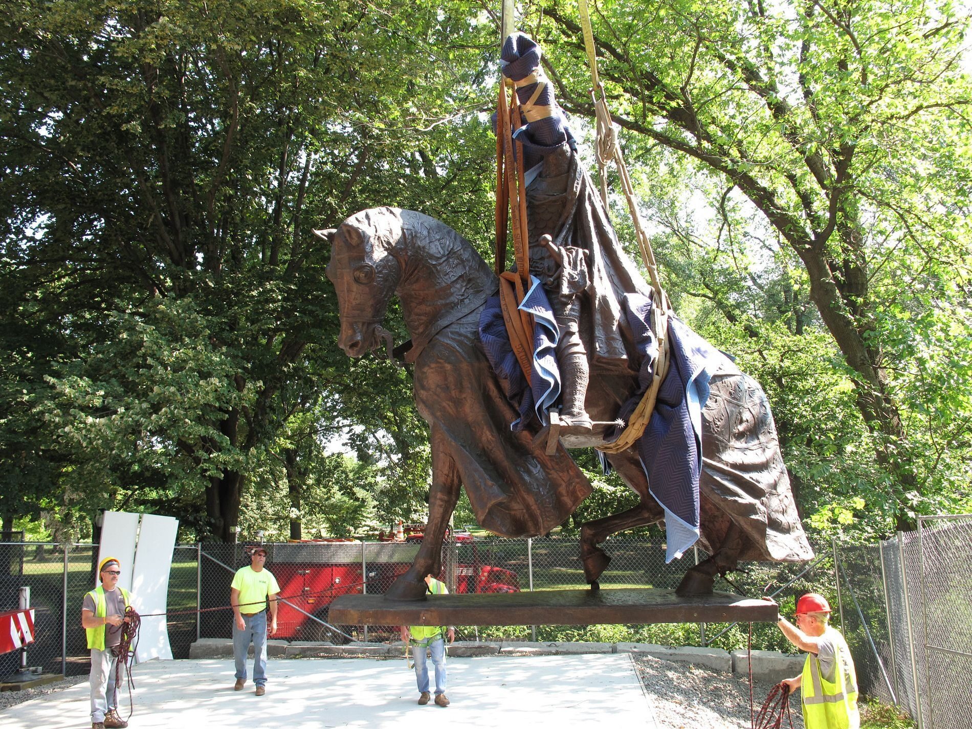 King Jagiello Monument Conservation | Central Park Conservancy